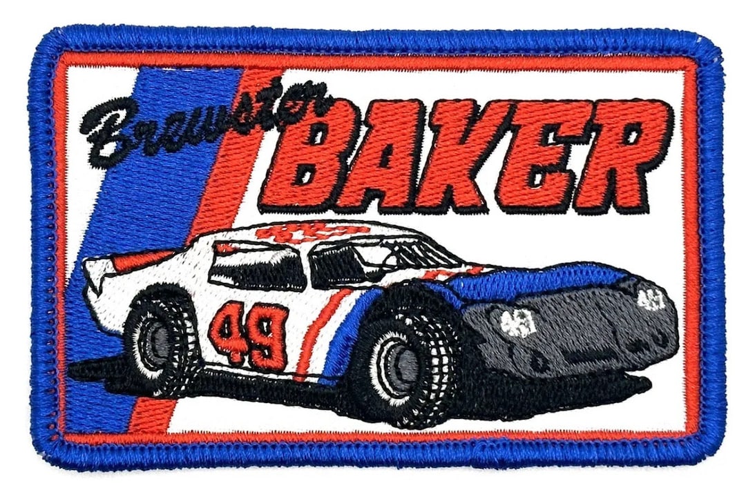 Brewster Baker Six Pack Kenny Rogers NASCAR Racing Patch Vintage Retro Style - Etsy
