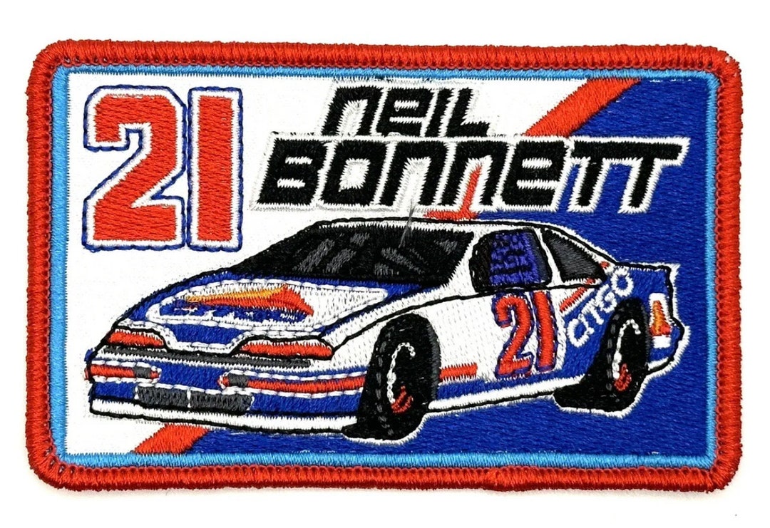 Neil Bonnett Citgo Wood Brothers NASCAR Racing Patch Vintage Retro ...