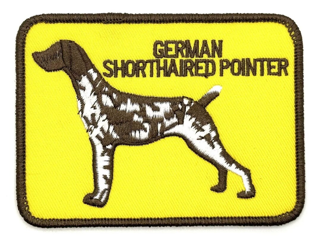 German Shorthaired Pointer Hunting Dog Patch Cap Hat Iron on Vintage ...