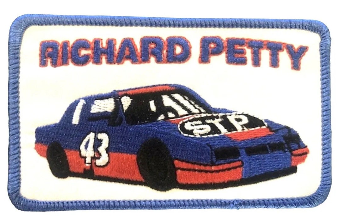 Richard Petty King Patch #43 Nascar Racing STP Retro Vintage Patch Iron ...