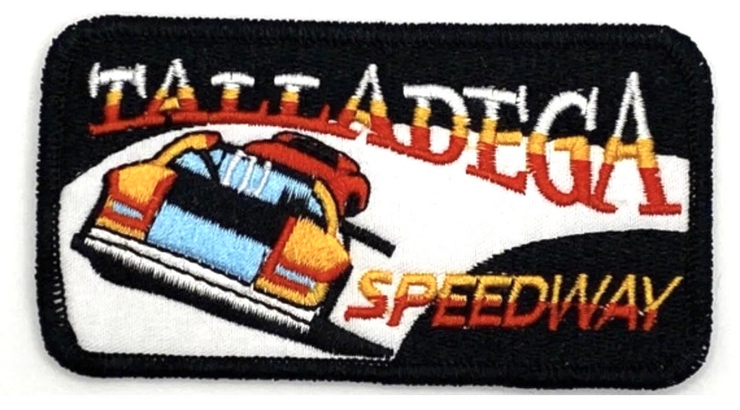 Talladega Speedway NASCAR Raceway Retro Vintage Style Patch Alabama ...