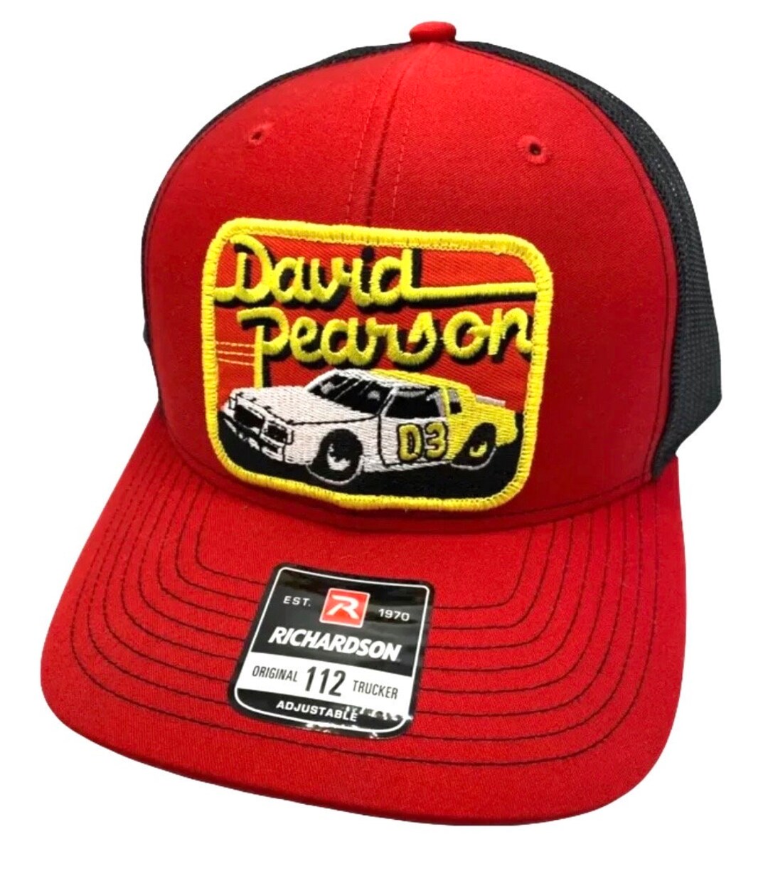 David Pearson #03 Nascar Racing Richardson 112 Trucker Snapback Hat Cap ...