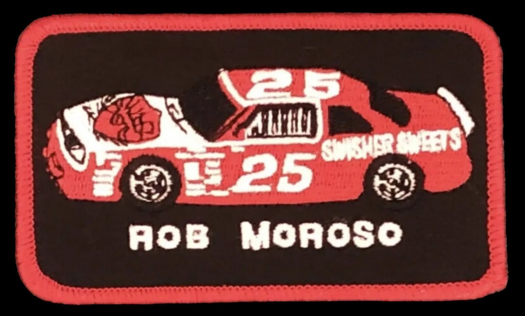 Retro Rob Moroso Swisher Sweets Cigars Nascar Racing Patch Vintage Iron ...
