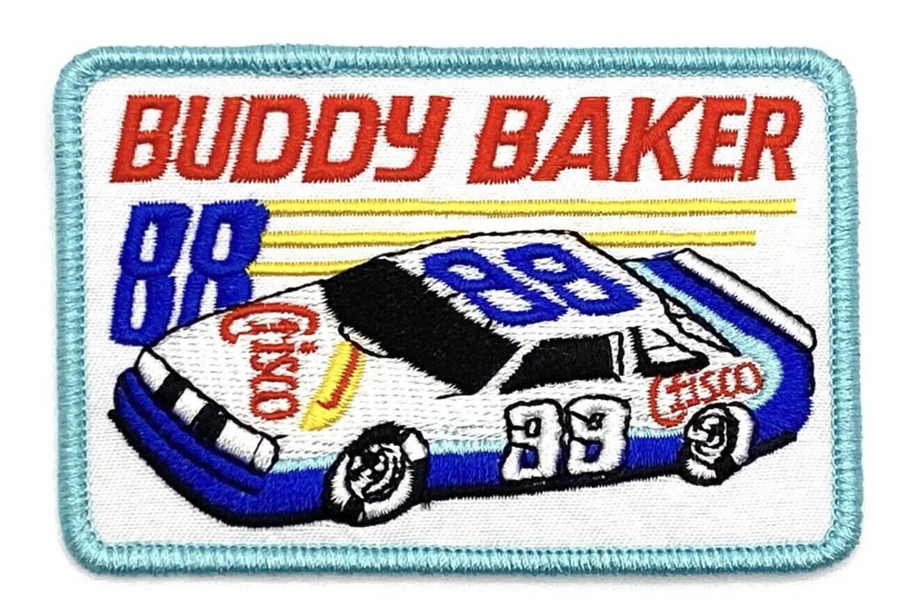 Buddy Baker Crisco Daytona 500 NASCAR Racing Cap Hat Patch Vintage ...