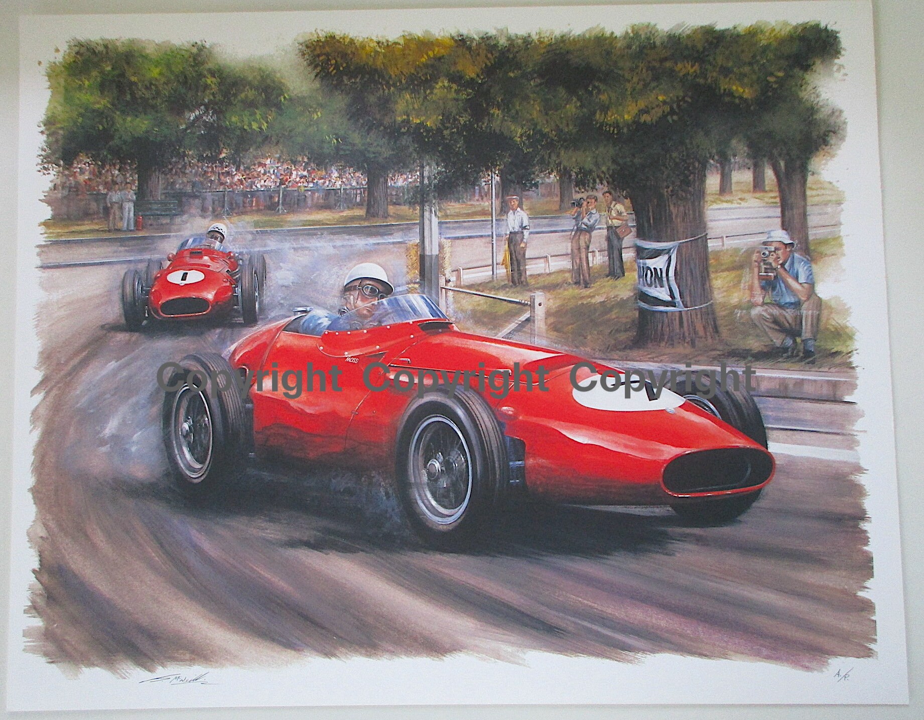 1956 Australian Grand Prix Albert Park Print - Etsy Australia