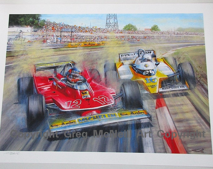 Jacques Villeneuve Sr. Won the Championship in This March 81A Ford BDD ...