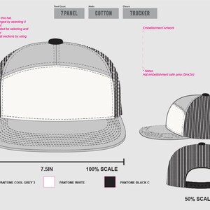 Hat Design Template Bundle: Customizable Hats for Adobe Illustrator - Etsy