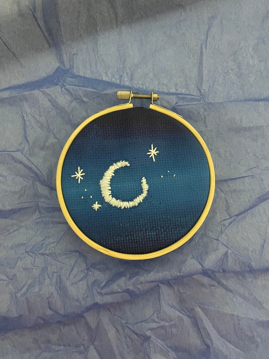 Crescent Moon Embroidery - Etsy
