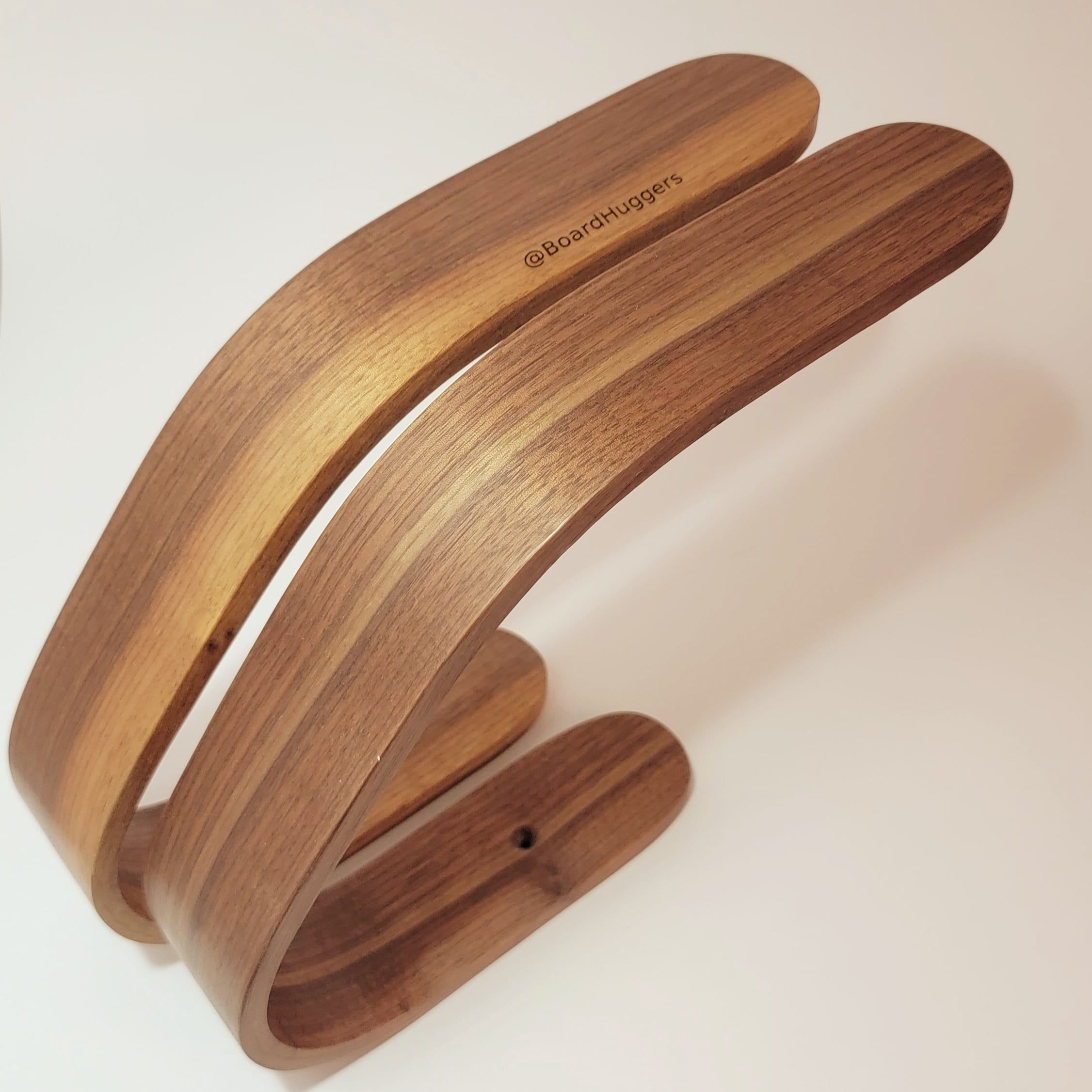 Surfboard Wall Mount - Walnut — Board Huggers