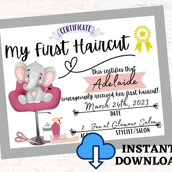 First Haircut Keepsake - Etsy