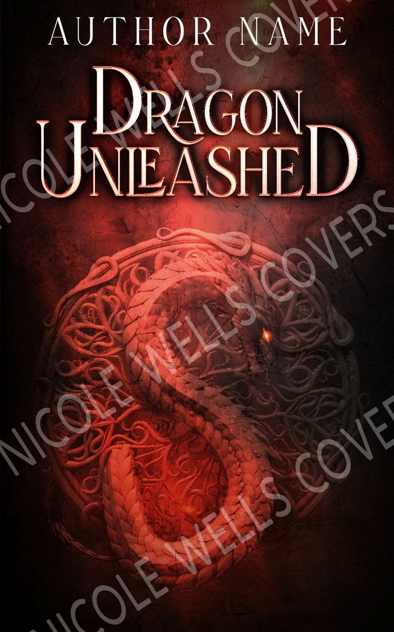 Fantasy Premade Book Cover Dragon Unleashed - Etsy