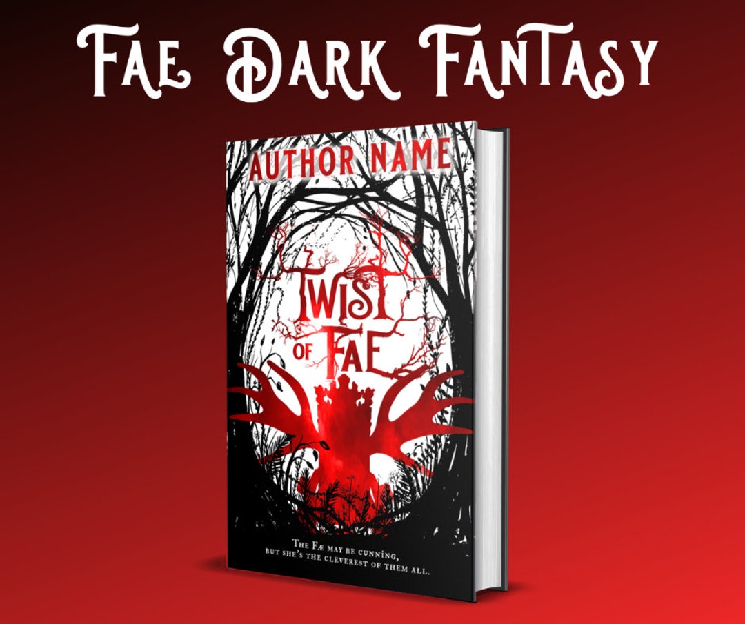 Fae Book Cover -- Dark Fantasy, "twist of Fae" - Etsy