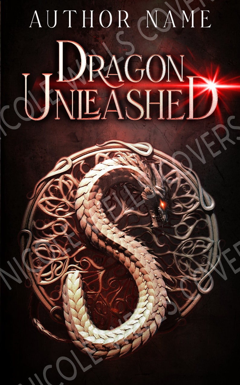 Fantasy Premade Book Cover Dragon Unleashed - Etsy