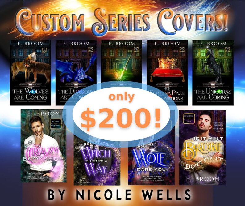 Custom Series Book Covers - Etsy