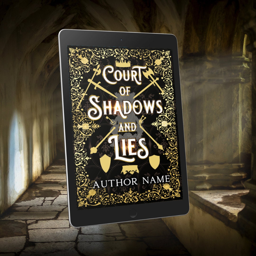 Fantasy Book Cover -- Court of Shadows - Etsy