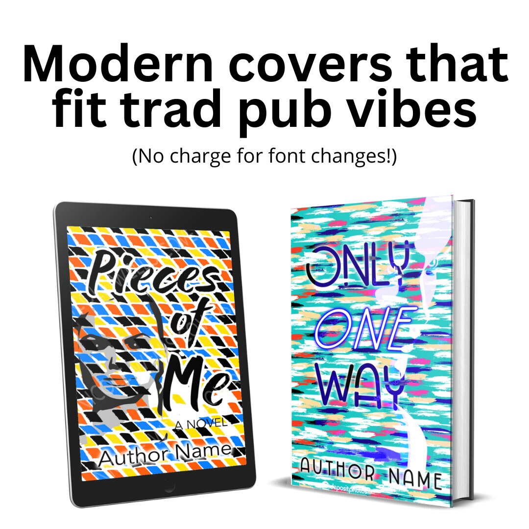 Modern Book Covers That Fit Traditional Publishing's Trends! - Etsy