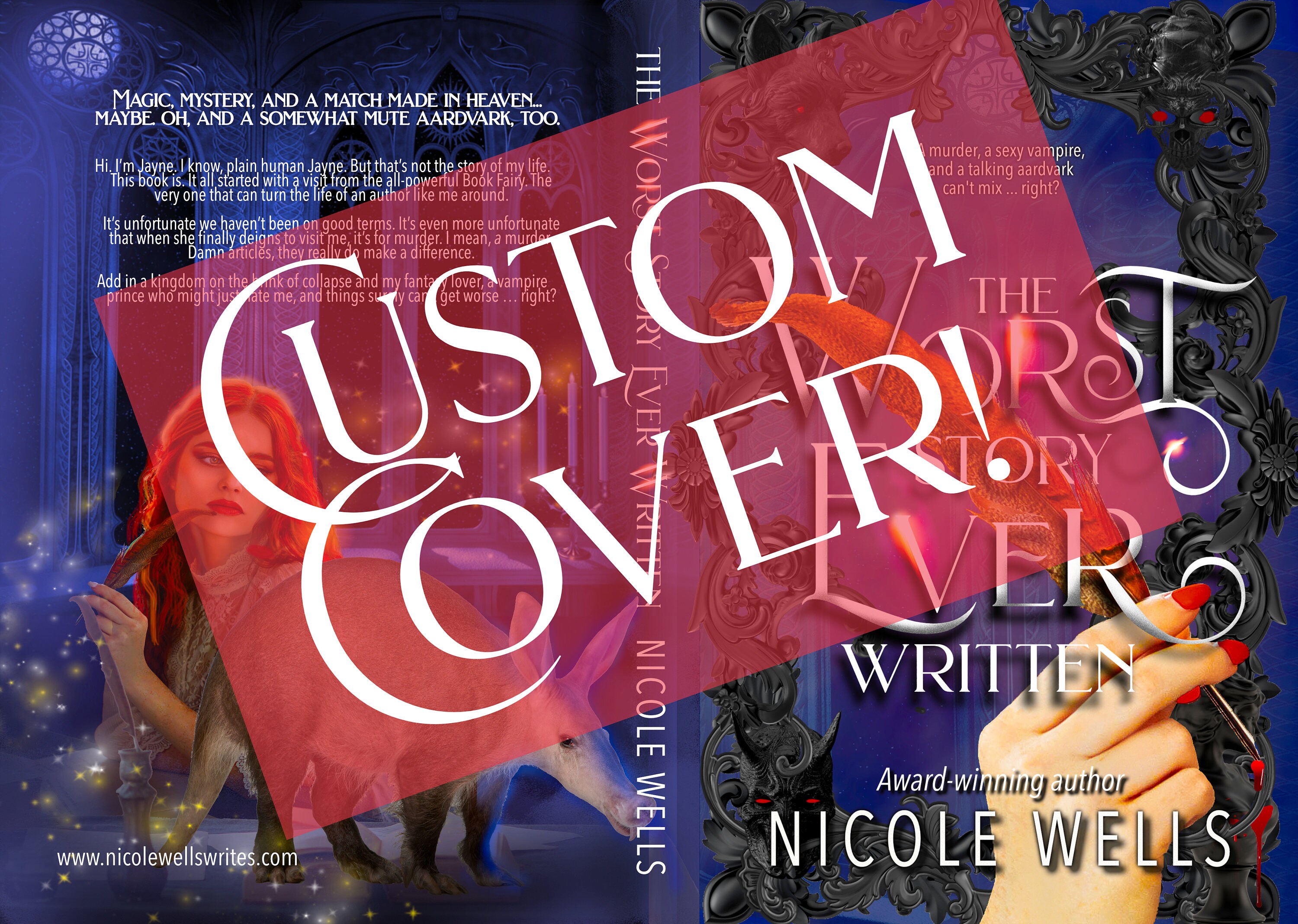 Get a Custom Book Cover for the Cost of a Premade - Etsy