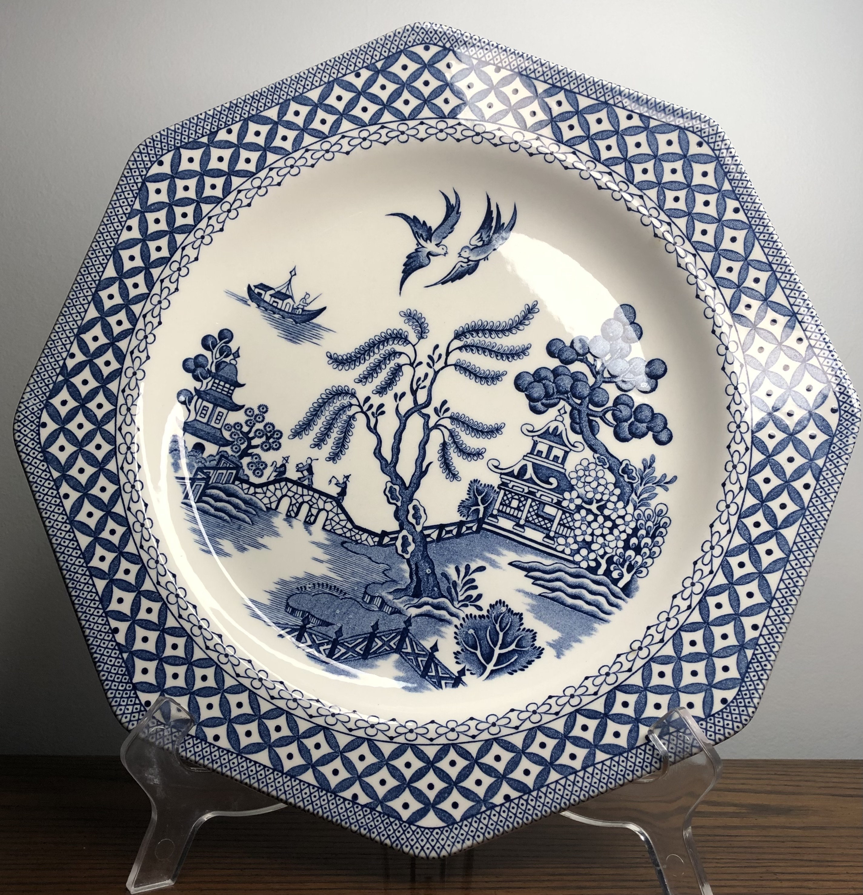 J&G Meakin Royal Staffordshire Willow Ironstone Blue and White ...