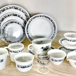 Vintage Corelle Old Town Blue - Etsy