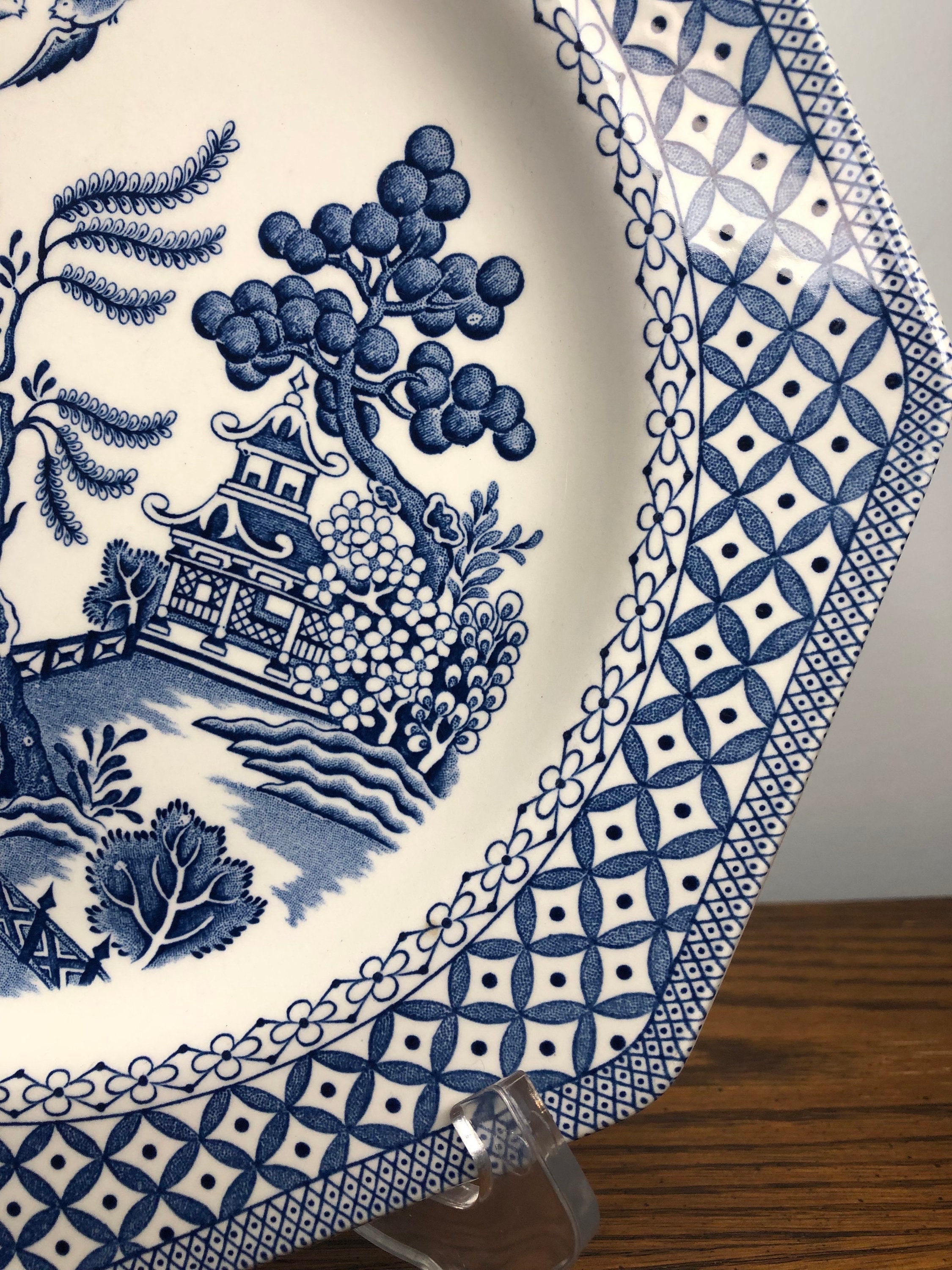 J&G Meakin Royal Staffordshire Willow Ironstone Blue and White ...