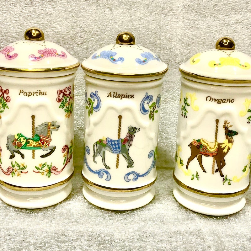 Vintage Spice Jars - Etsy