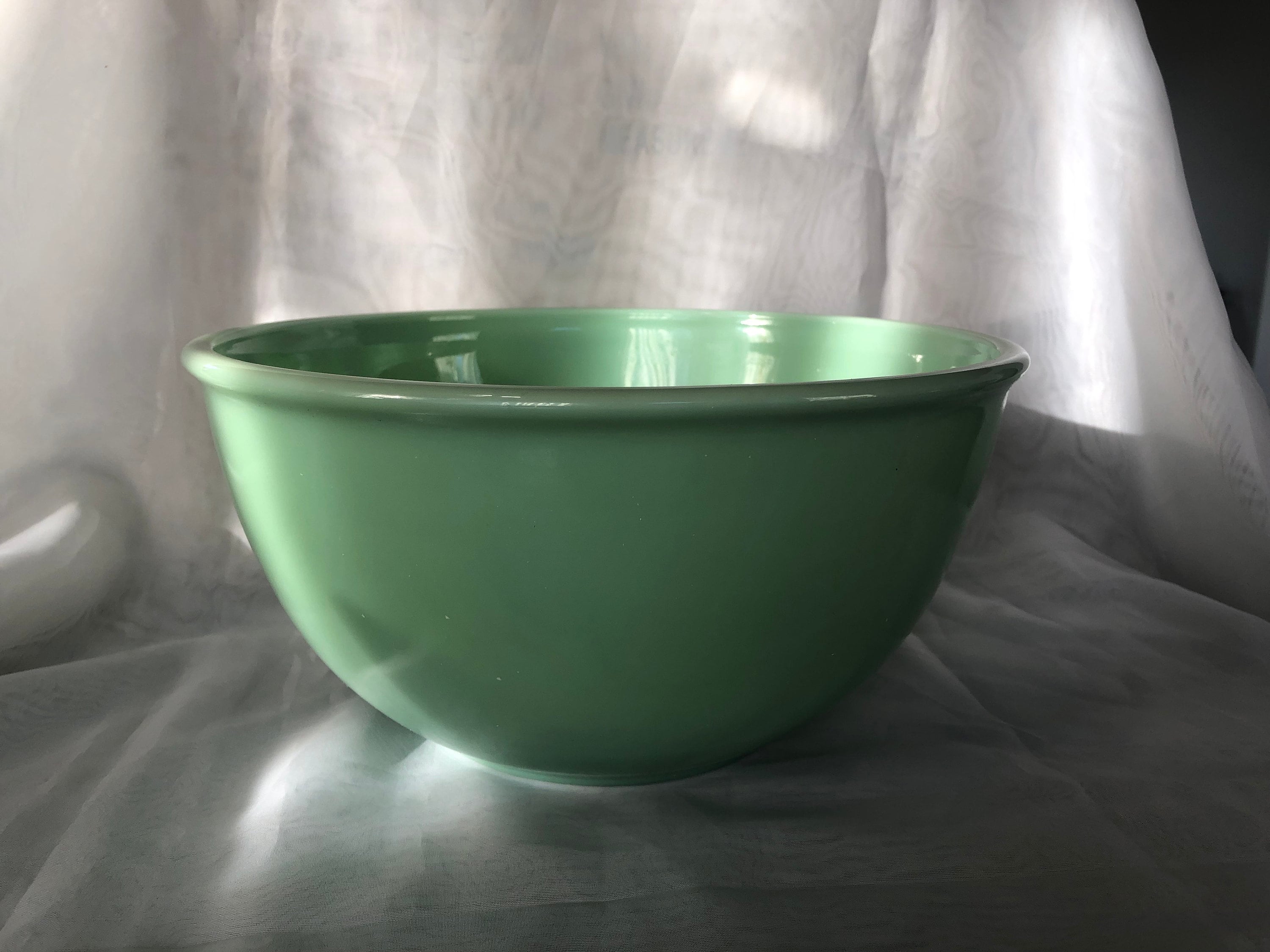 Fire King Jadeite Mixing Bowls - Etsy
