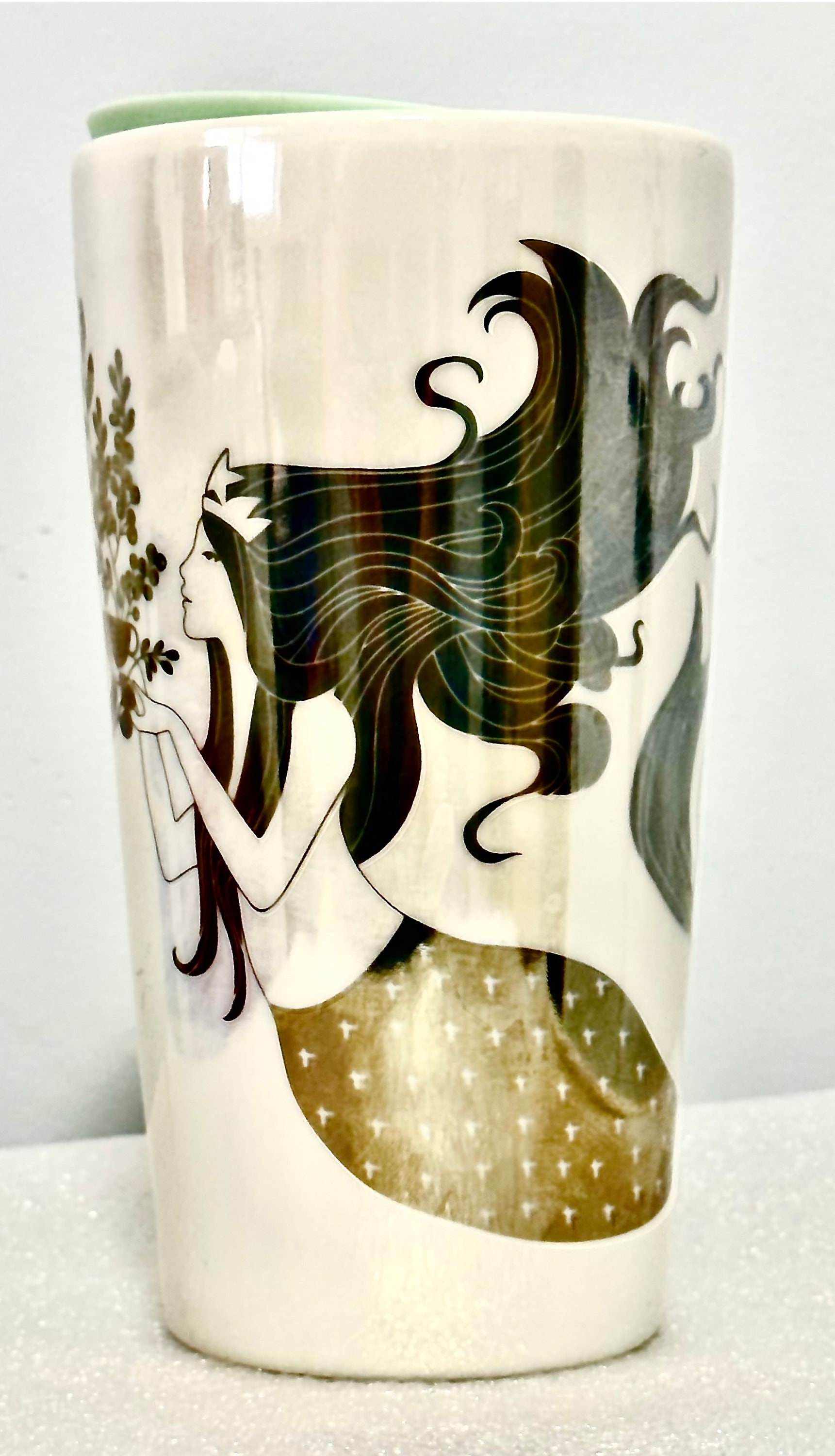 Starbucks Siren Collection Double Wall Ceramic Travel Cup - Etsy