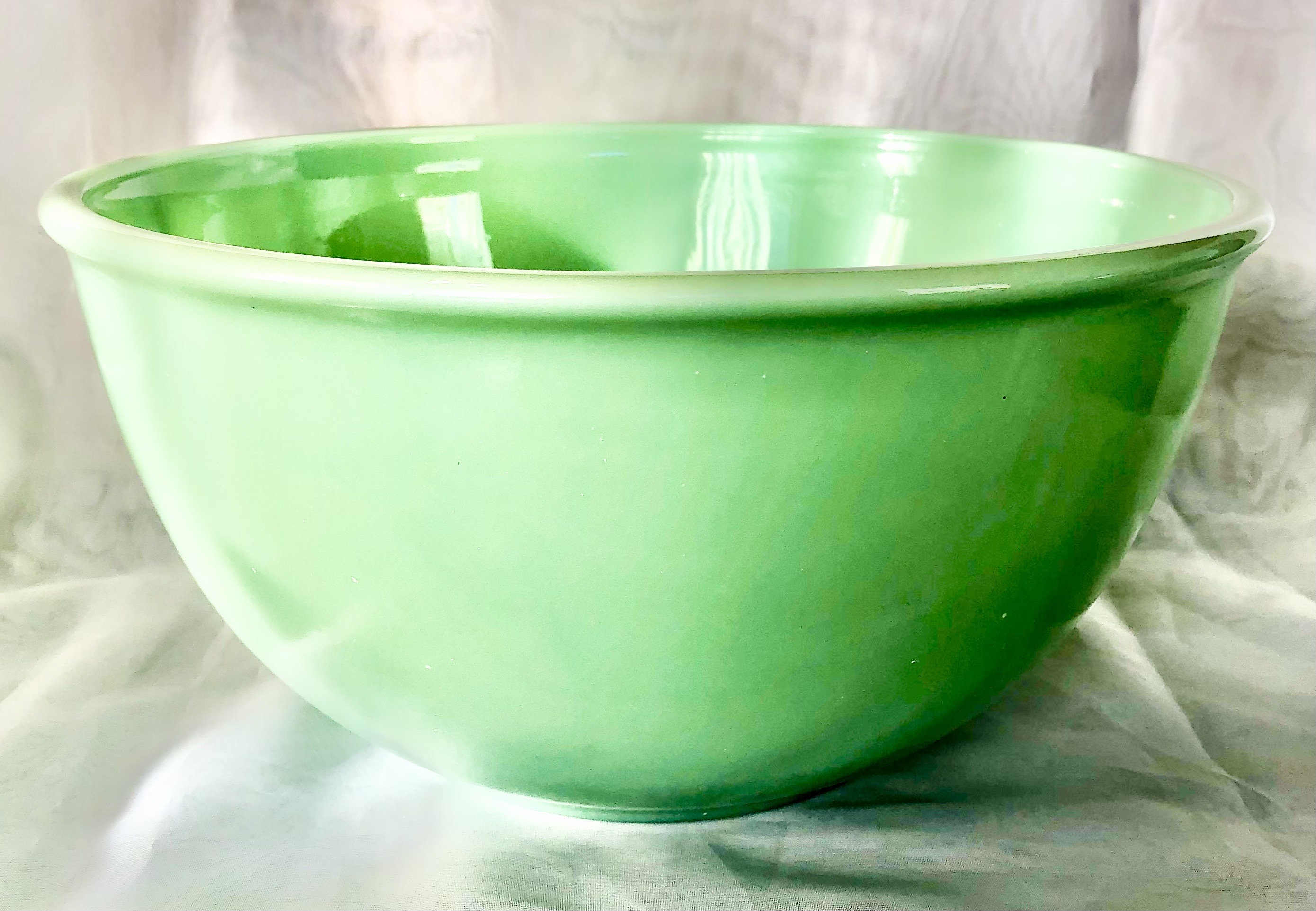 Fire King Jadeite Mixing Bowls - Etsy