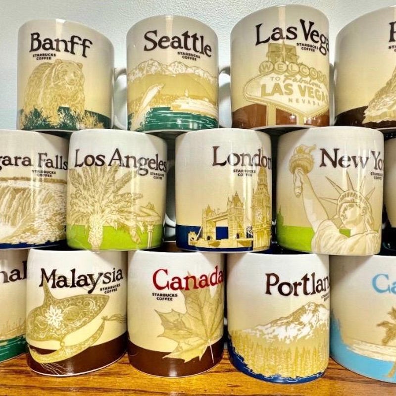 Starbucks Global Icon Mugs - Etsy