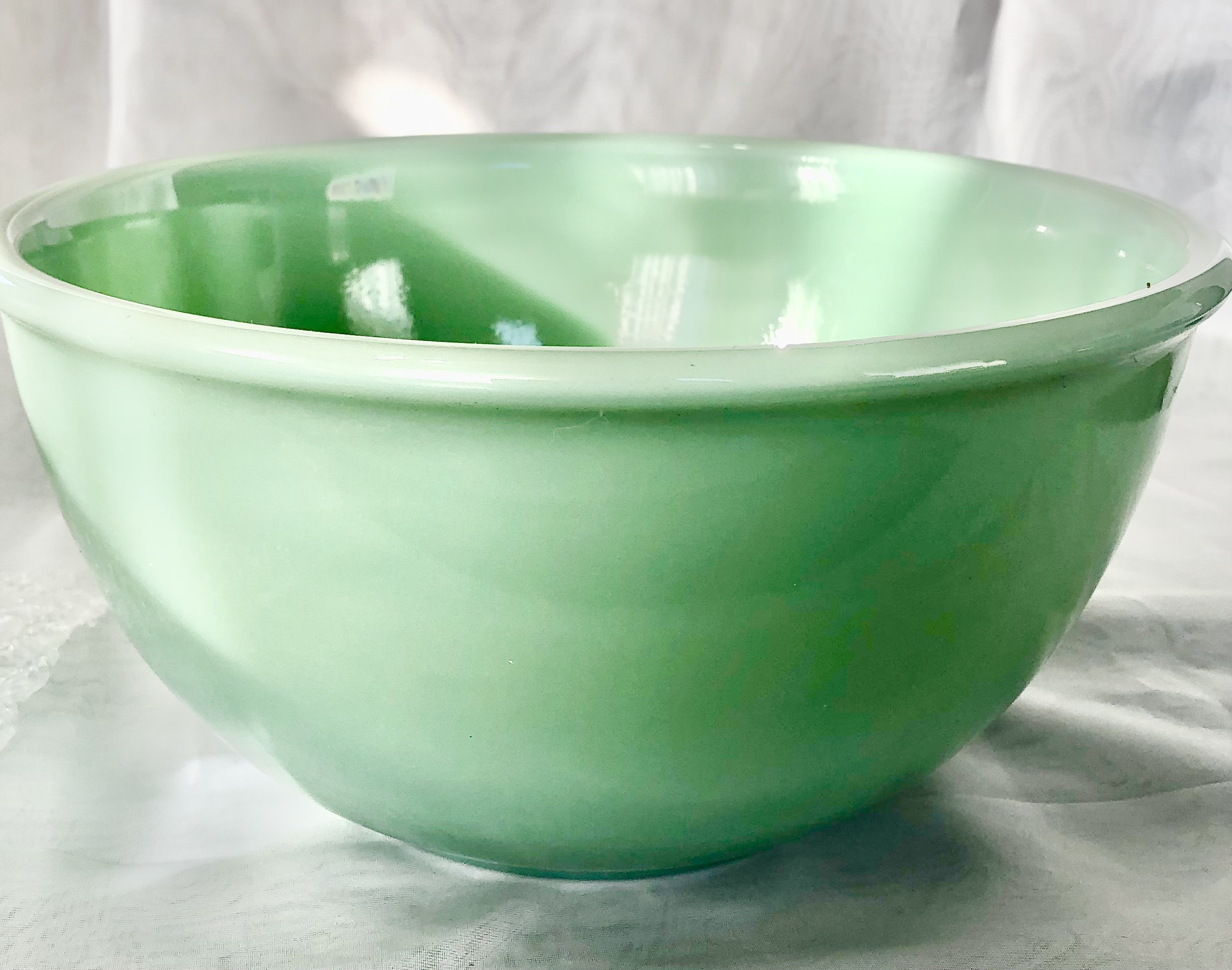 Fire King Jadeite Mixing Bowls - Etsy