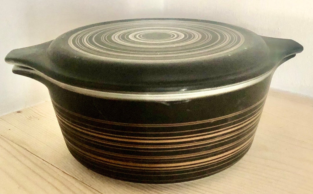 Vintage Pyrex Terra Casserole Dish and Lid - Etsy