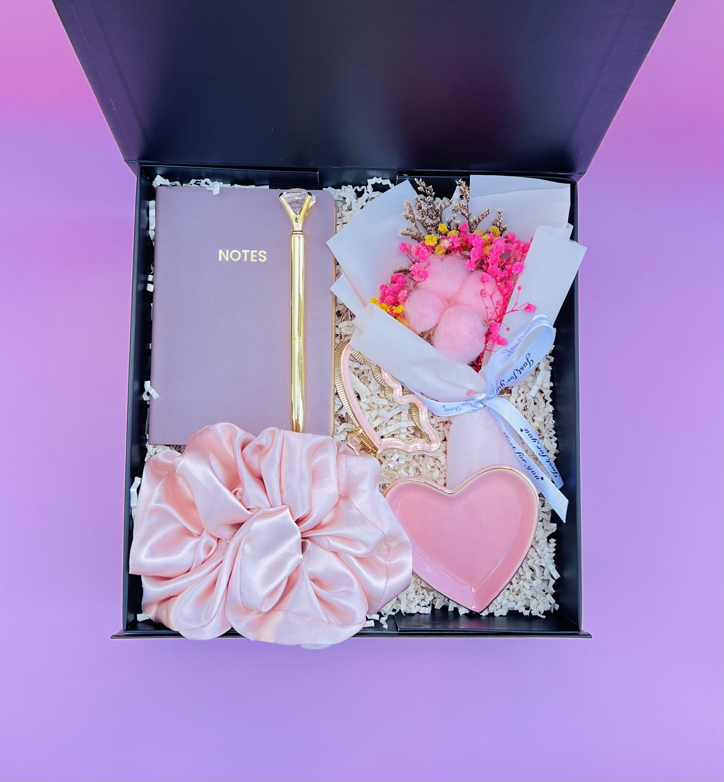 Personalized Pink Gift Box for Her, Personalized Box Set for Women ...
