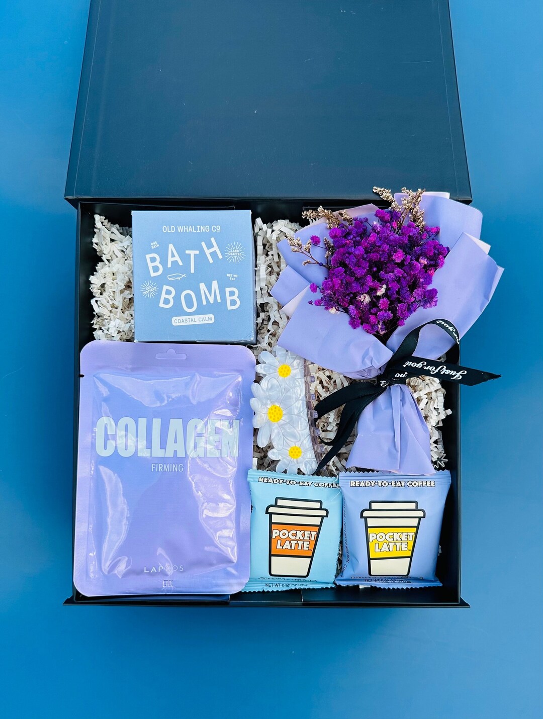 Personalized Lavender Touch Gift Box, Care Package, Friendship Gift ...