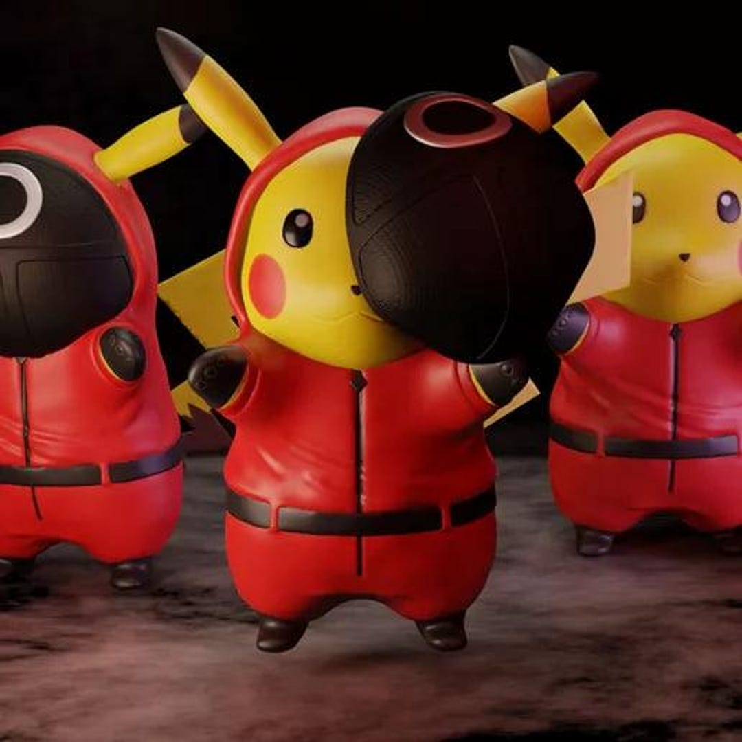 Squid Game Pikachu - Etsy