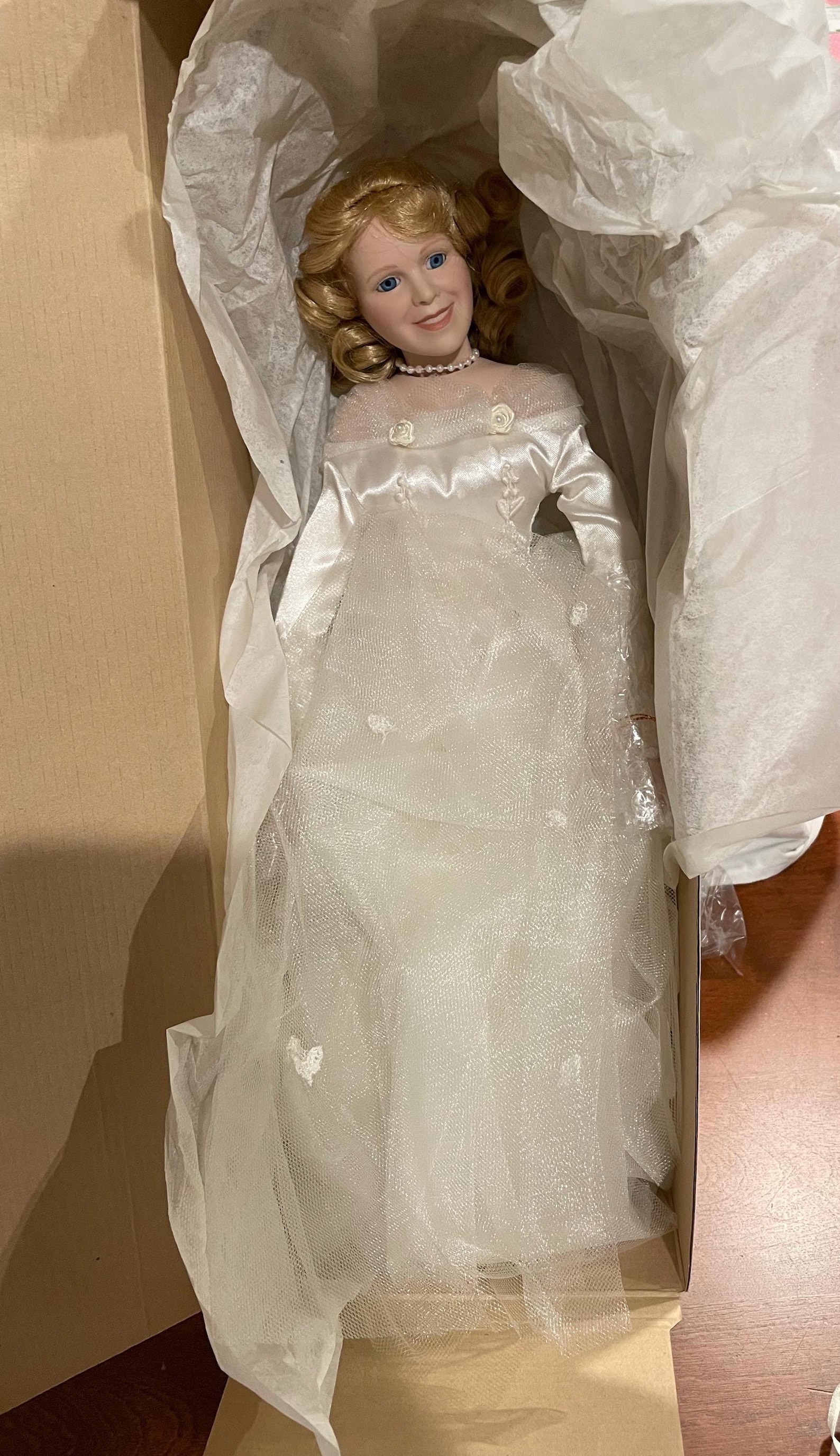 Porcelain Bride Doll “finishing Touch” by Ashton-drake Galleries - Etsy