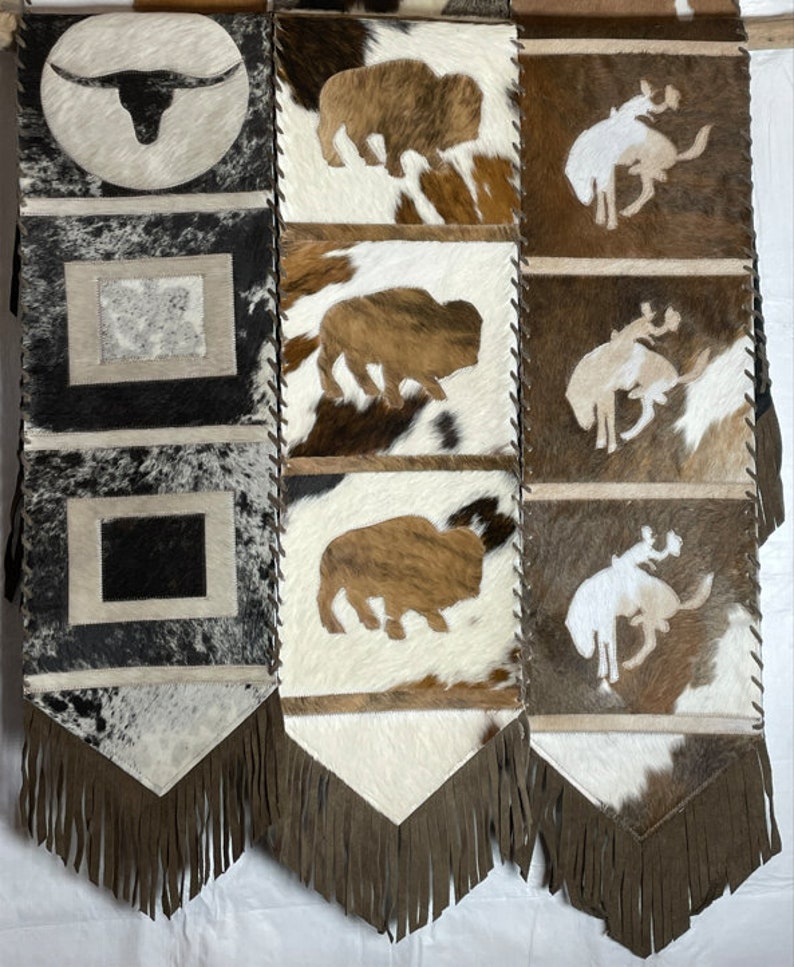 Genuine Brazilian Cowhide Table Runners Western & Farm House Décor ...