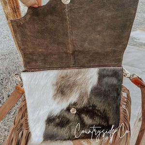 Georgia Conceal Carry Cowhide Bag by Countryside Co. - Etsy