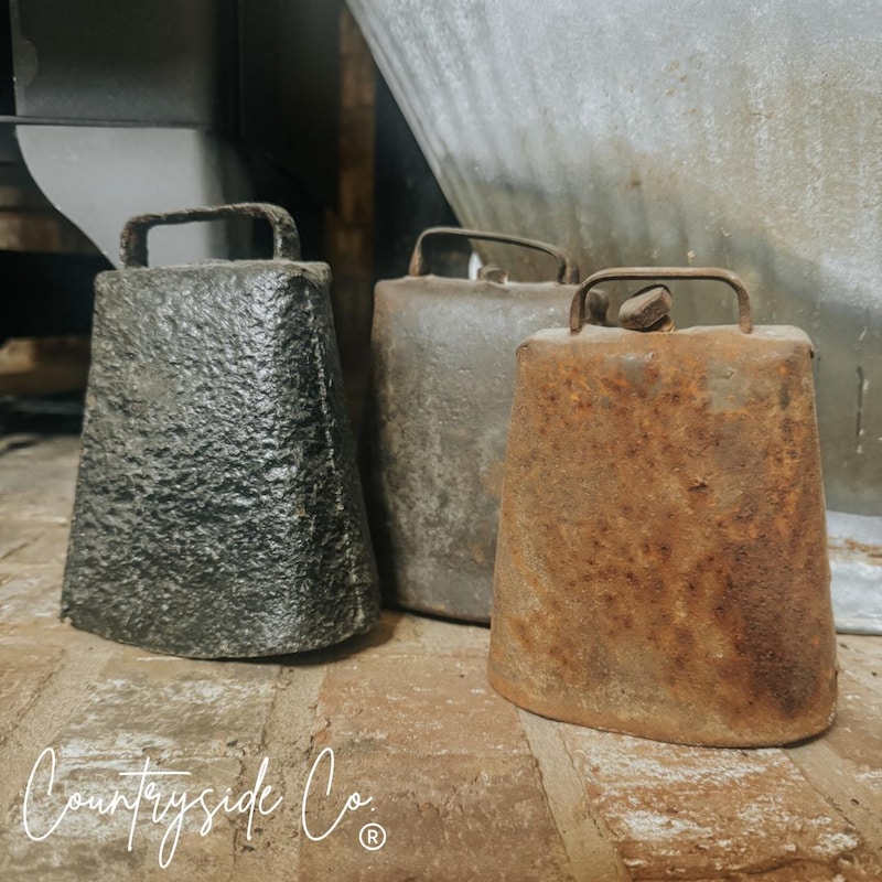 Antique Cow Bell - Etsy