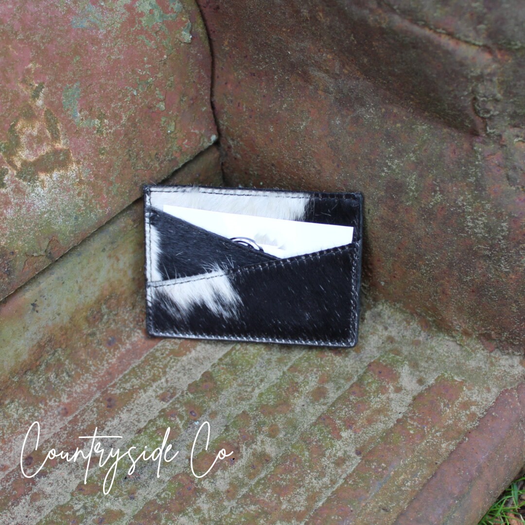 Coil Cowhide Credit Card Holder - Etsy