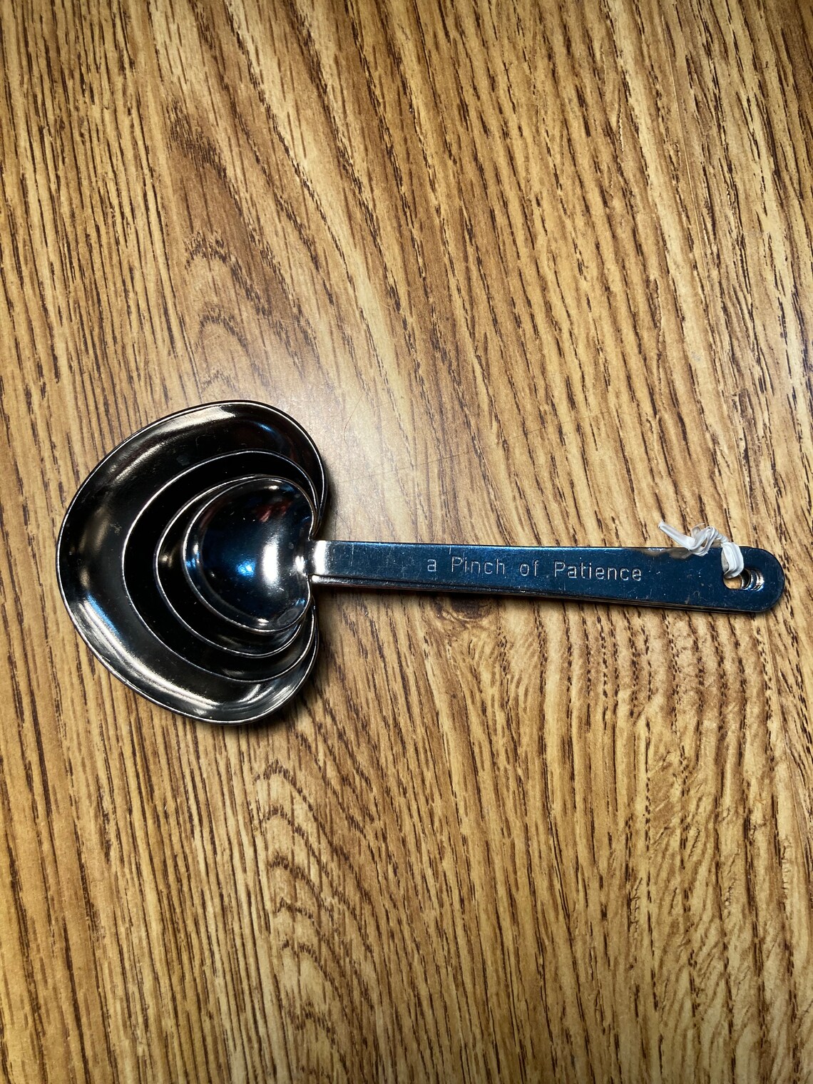 Unique Heart Shaped Measuring Spoons a Pinch of Patience is 1/4 Tsp a ...