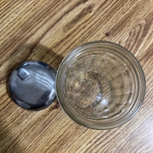 Ribbed Glass Retro Sugar Container Vintage Restaurant Parmesan Cheese ...