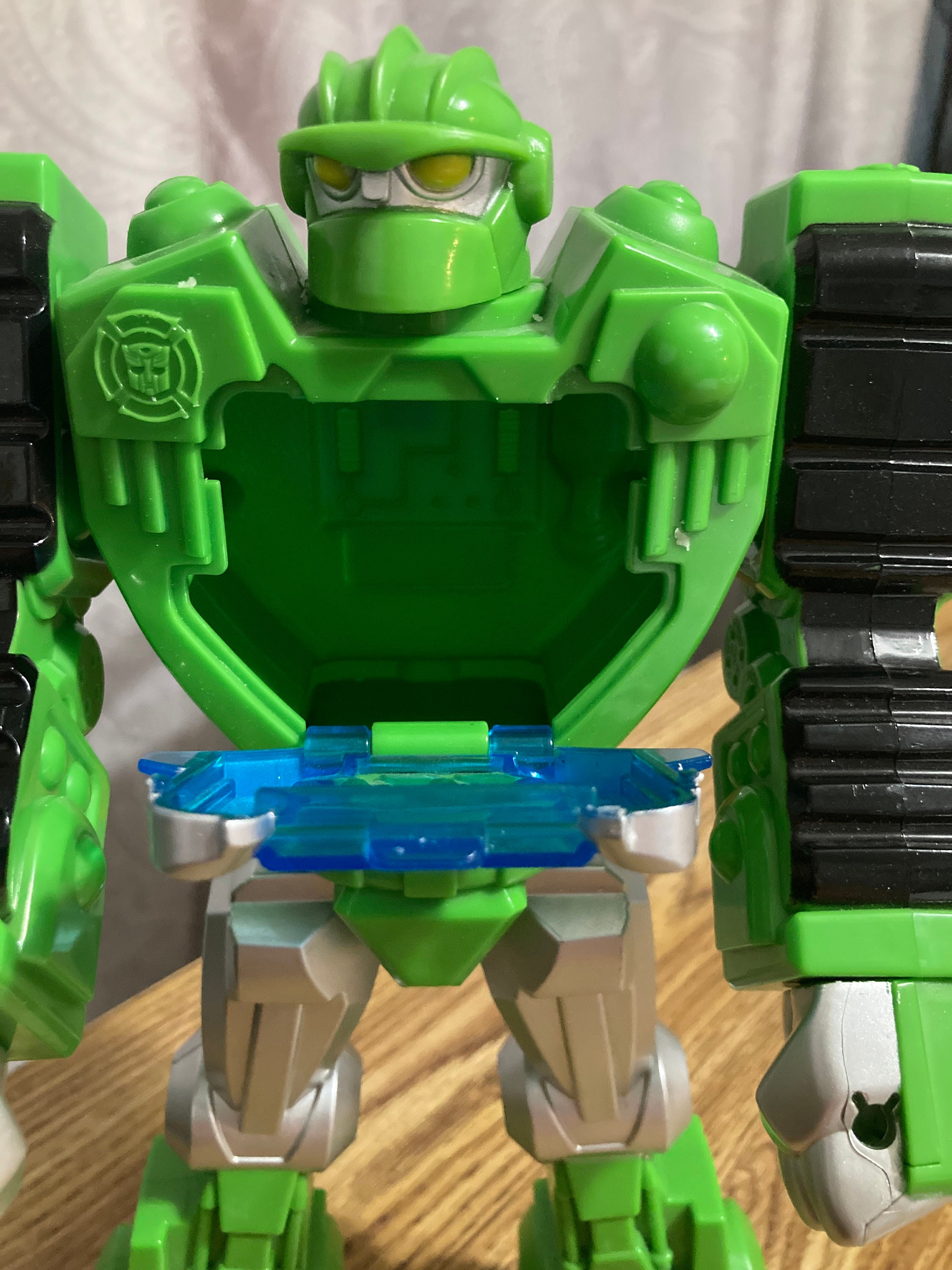 Hasbro Transformer Rescue Bot Figure Green Black Grey Plastic Moveable ...