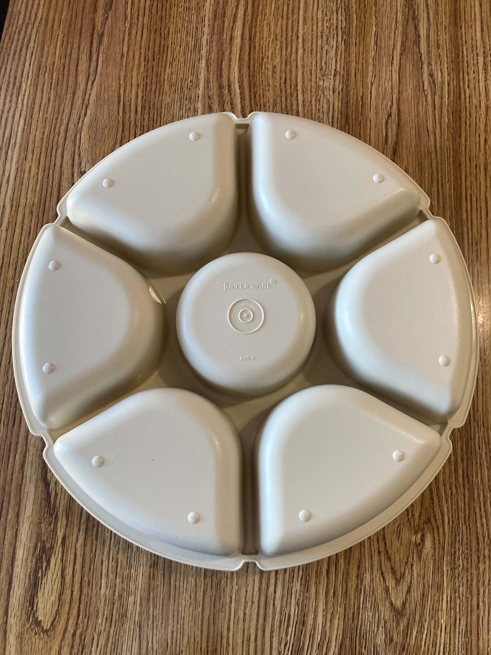 Vintage Tupperware 1665-4 Veggie Fruit Tacos Pickles Cheese Divided ...