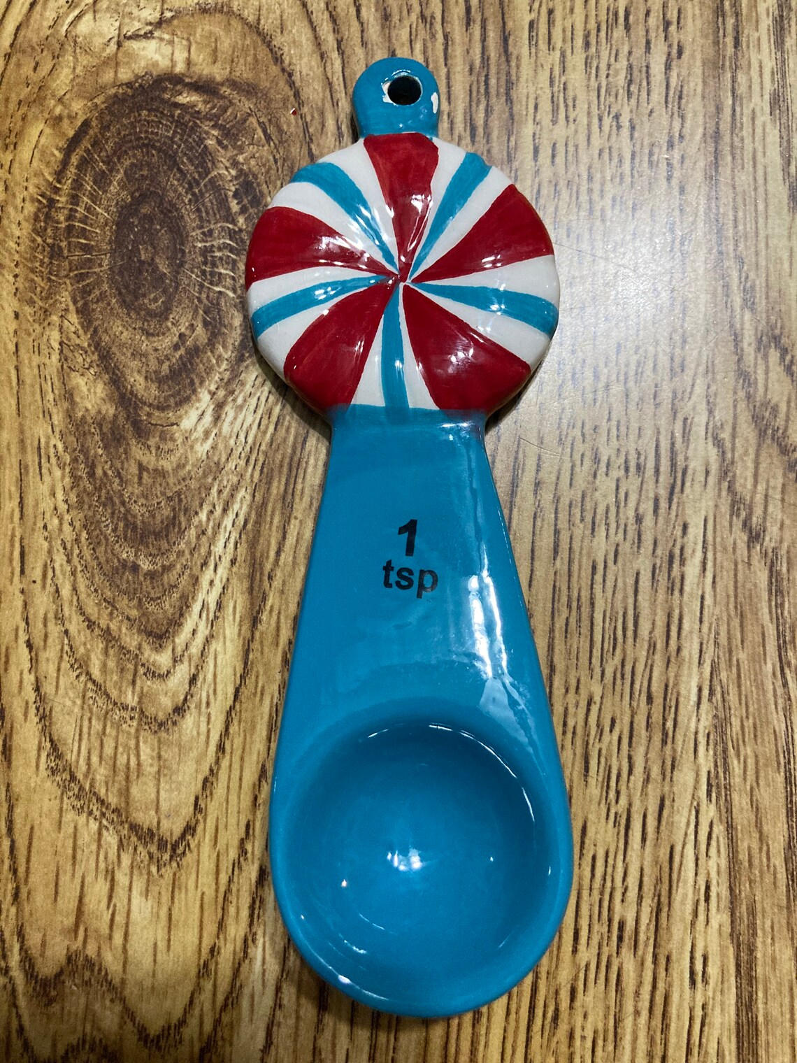 Christmas Holiday Measuring Spoons Set of Four 1 Tbsp 1 Tsp 1/2 Tsp 1/4 ...