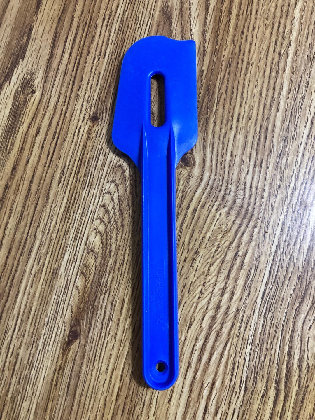 Vintage Tupperware Royal Blue Spatula Plate Bowl Scraper Kitchen Gadget ...