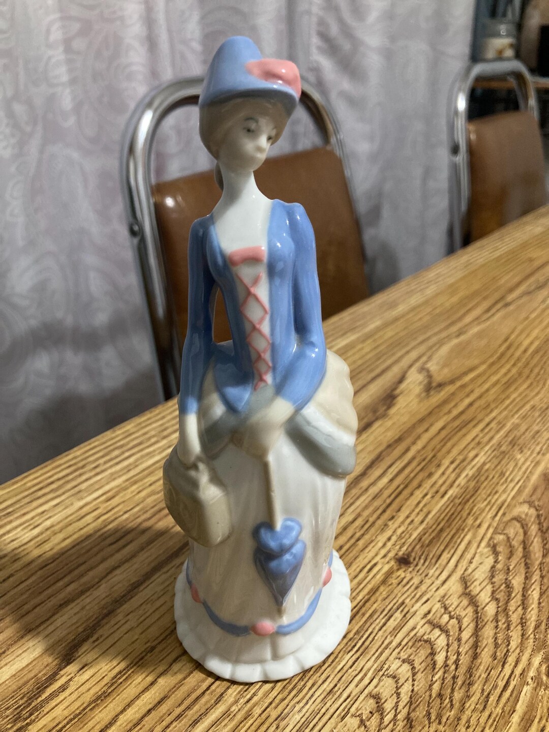 Vintage First Avon Lady Porcelain Figurine With Umbrella Handmade in ...