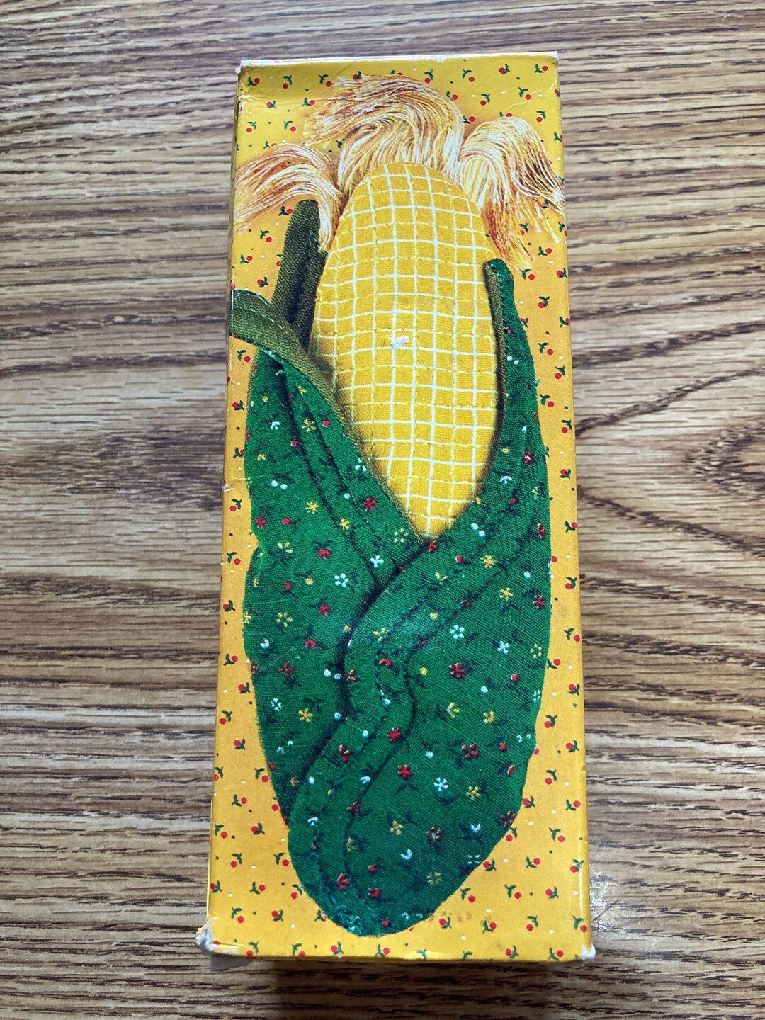 Vintage 1983 Avon Calico Garden Fabric Pomander Corn With Fragrance ...