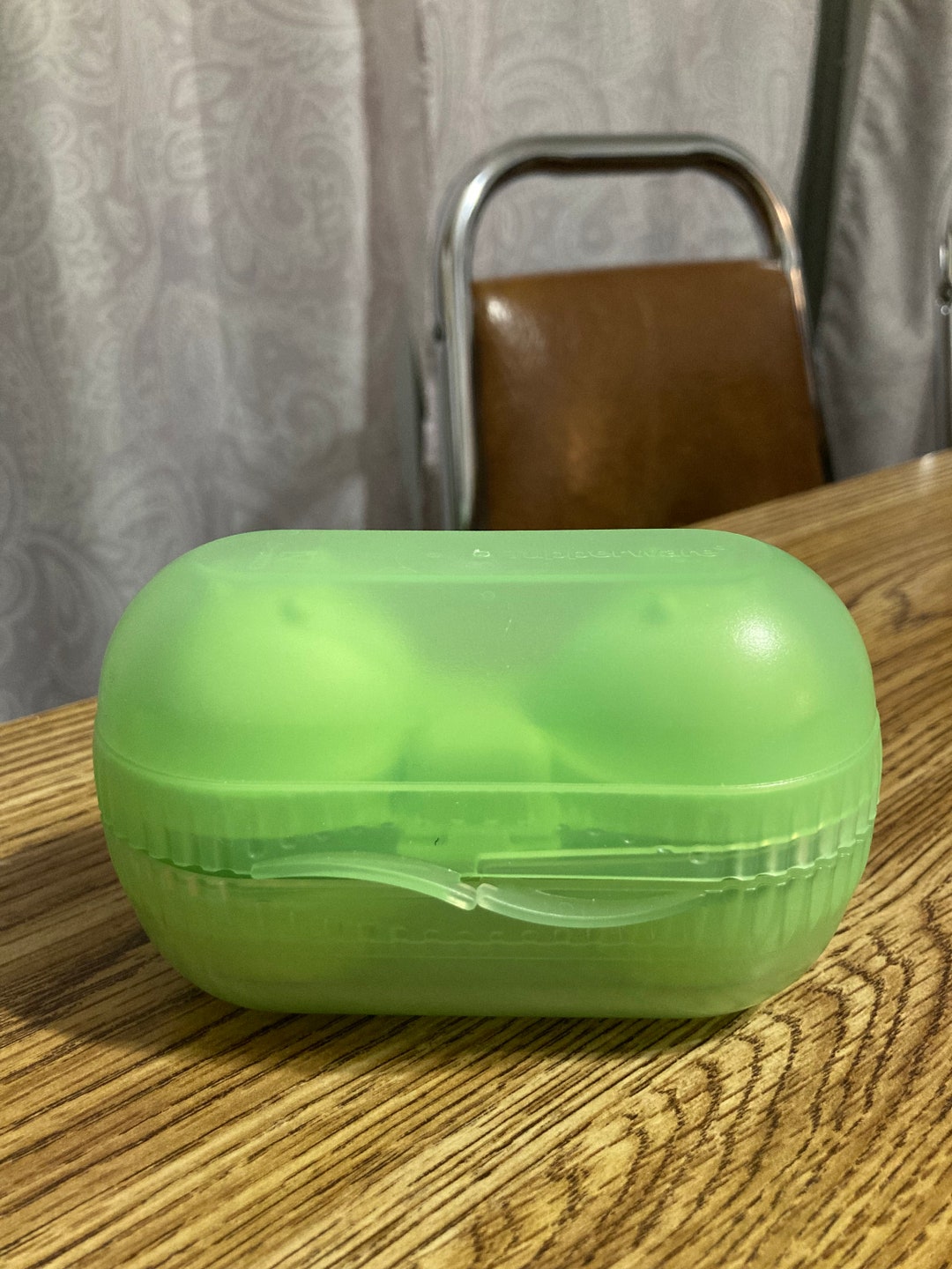 Tupperware Rare Egg Twin Egg Keeper 2 Boiled Eggs for Take Along Lunch ...