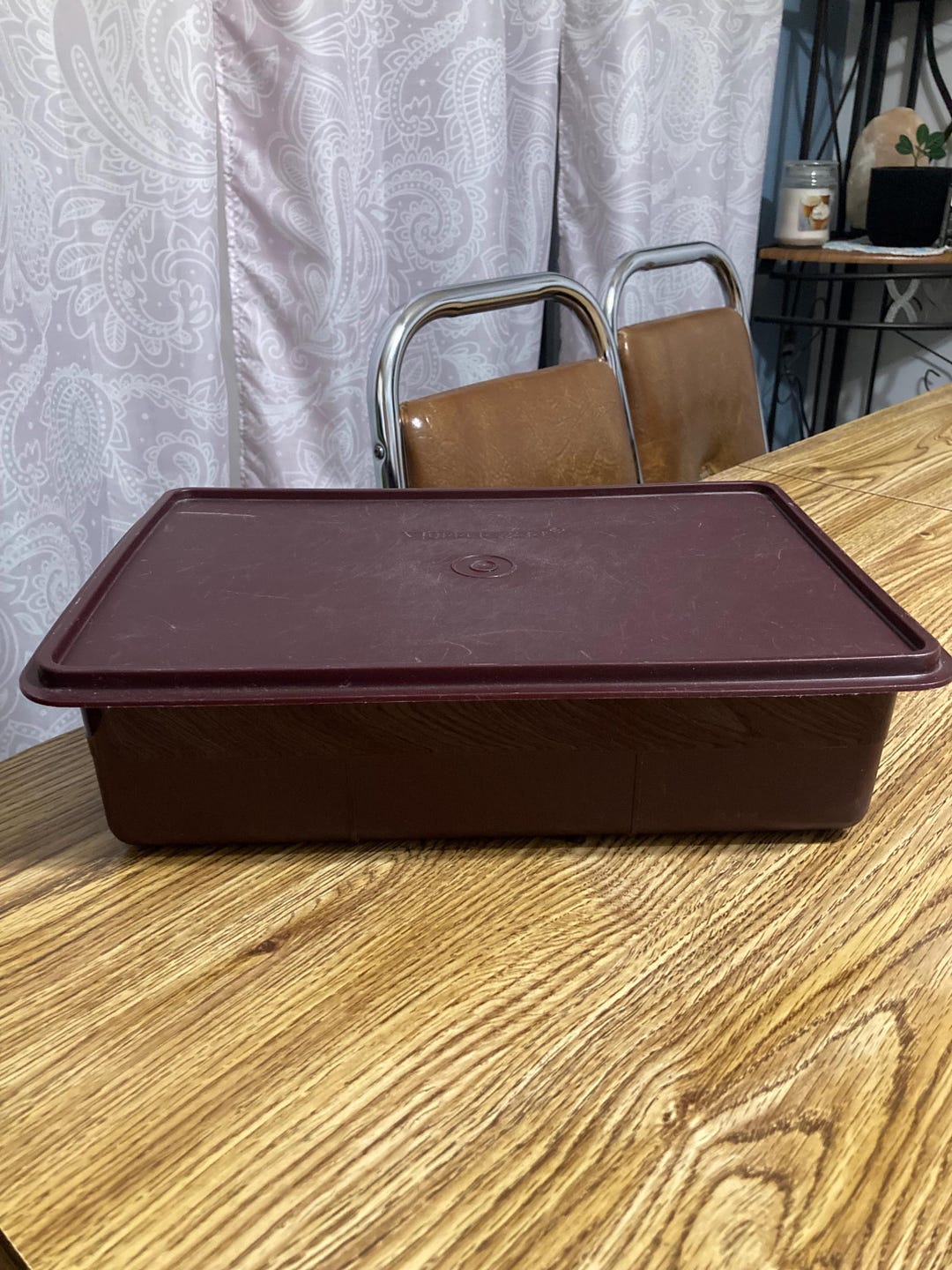 Vintage Tupperware Tuppercraft Container 4 Pie Set for Crafting Sewing ...