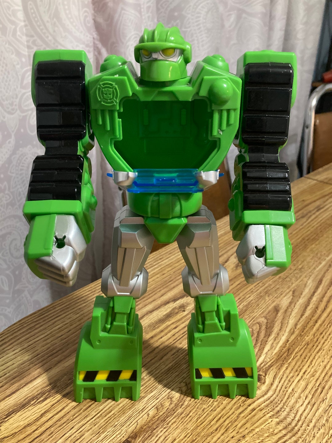 Hasbro Transformer Rescue Bot Figure Green Black Grey Plastic Moveable ...